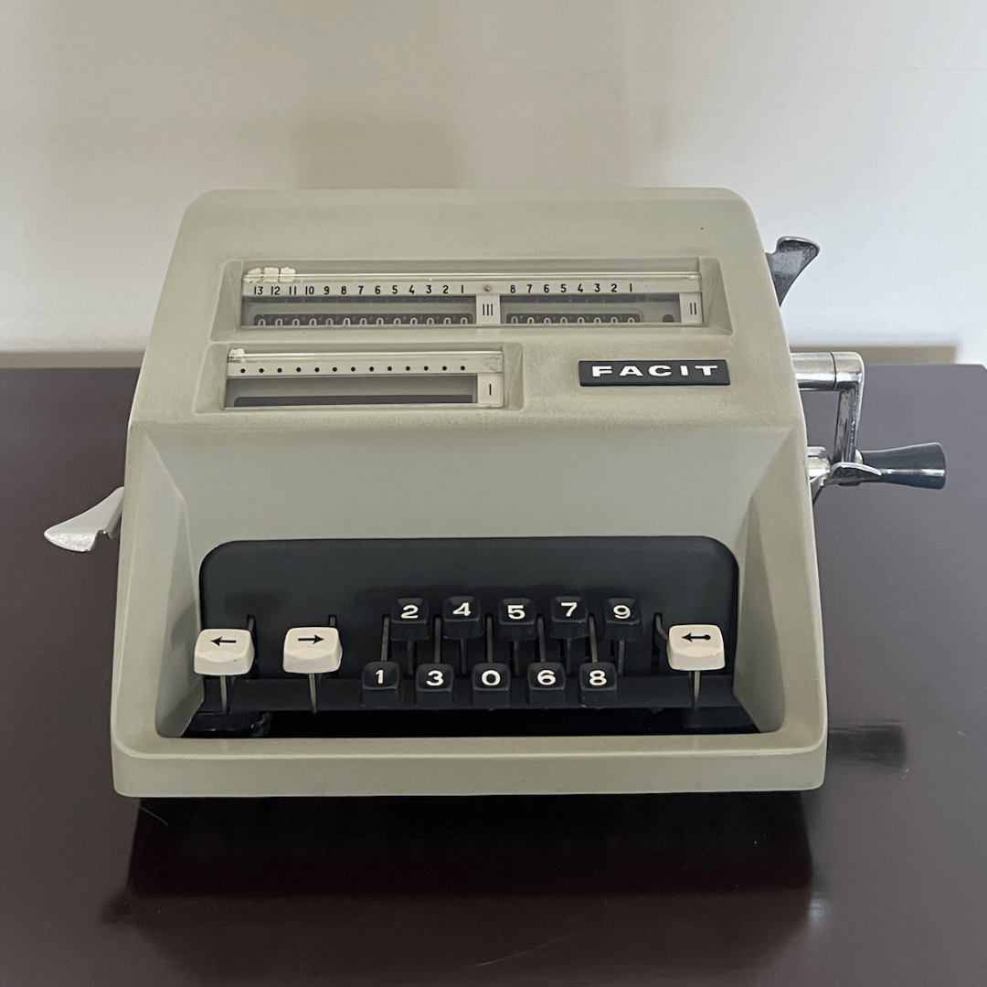 Máquina de Cálculo Facit C1-13 Vintage 1960 – veentx